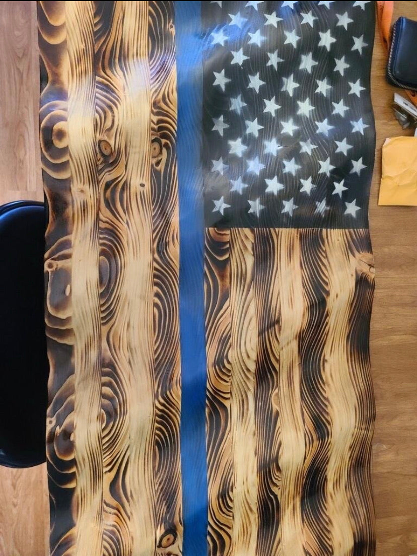 Wavy LEO Flag - Small – 135 Custom Furniture